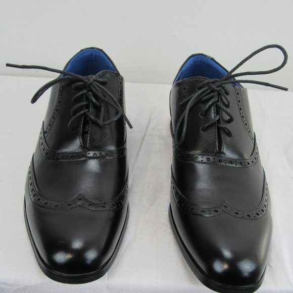 Vincent Cavalla | Shoes | Vincent Cavalla Black Wingtip Dress Shoes ...